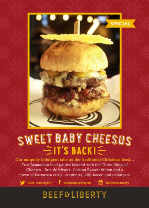 SWEET BABY CHEESUS - IT'S BACK! - Beef and Liberty